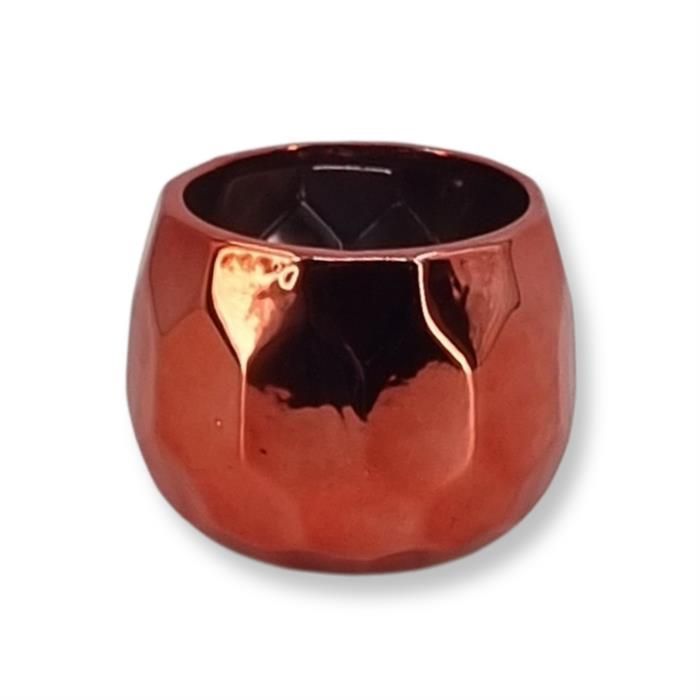 Pot brillant de rouge Ø12 cm achats avantageux sur JardinPourVous.com